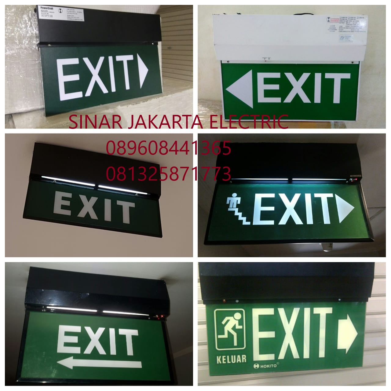 Jual Lampu Emergency Exit Gantung TL 10 watt Jakarta | Sinar Jakarta ...