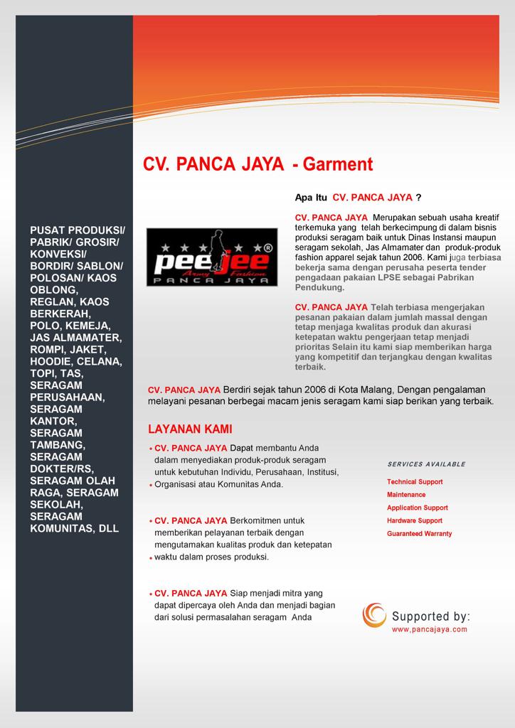 CV. Panca Jaya Malang , Jawa Timur Profil , Telepon, Alamat
