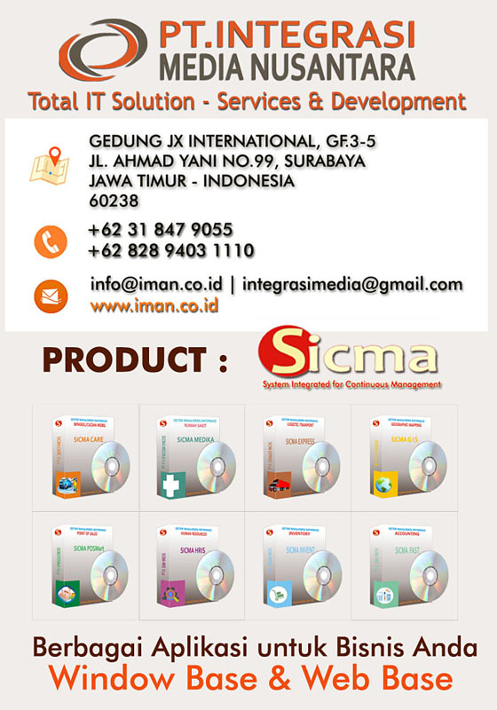 PT Integrasi Media Nusantara Surabaya , Jawa Timur Profil , Telepon, Alamat