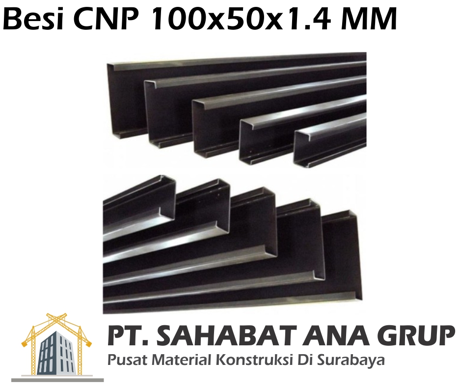 Jual Besi CNP 100x50x1.4 MM Surabaya | Sahabat Ana Grup